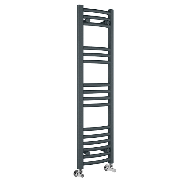 Diamond Curved Heated Towel Rail | W300 x H1000mm | Victorian Plumbing