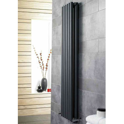 Double Panel Radiator 1800 x 354mm - Anthracite - Ex Display at ...