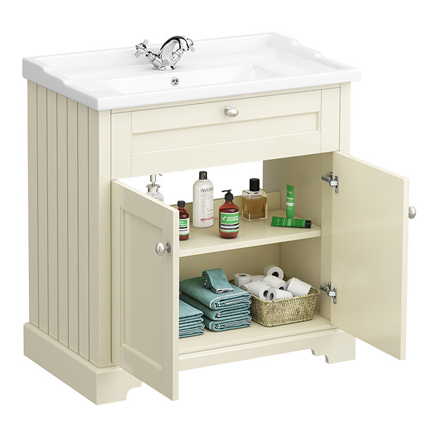Old London Ivory 800mm | Freestanding Vanity Units