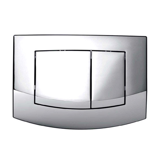 Dual Flush Chrome Push Button Plate - 9.240.226 at Victorian Plumbing UK