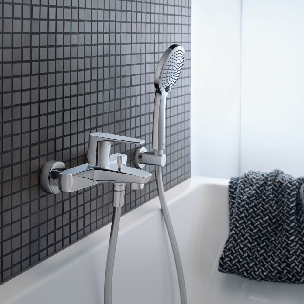 Duravit MinusFlow 110mm Shower Handset with 3 Spray Patterns - Chrome ...