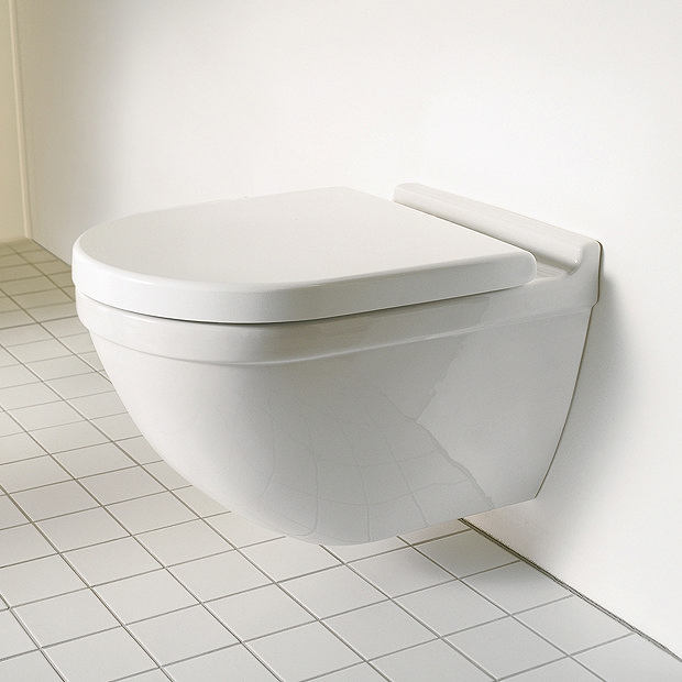 Duravit Starck 3 Rimless Durafix Wall Hung Toilet + Seat