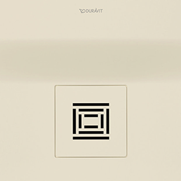 Duravit Sustano 1000 x 1000mm Square Shower Tray - Matt Cream