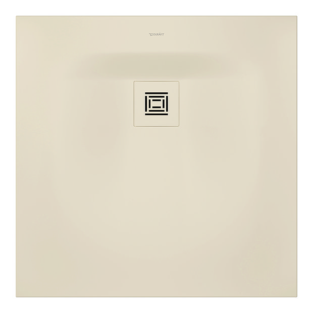 Duravit Sustano 800 x 800mm Square Shower Tray - Matt Cream