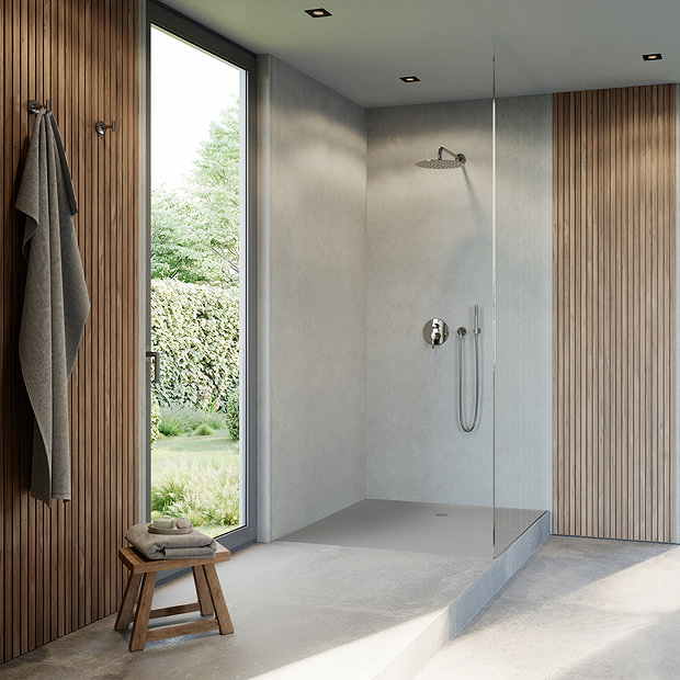 Duravit Sustano 900 X 900mm Square Shower Tray Matt Light Grey