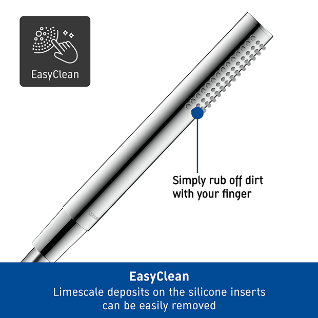Duravit Universal MinusFlow Round Shower Handset - Chrome - UV0642001010