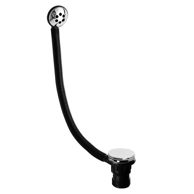 Modern Easy Clean Click Clack Bath Waste with Overflow in Chrome at ...