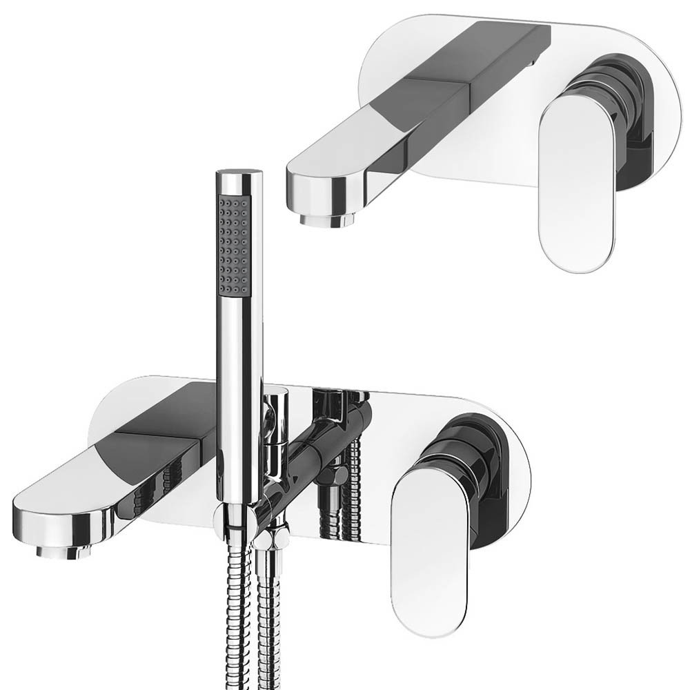 Elite Wall Mounted Tap Package (Bath + Basin Tap) | Victorian Plumbing UK