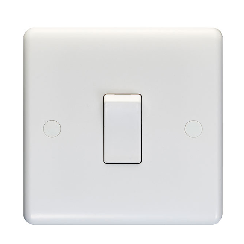 Ellis & Co 1 Gang 10A 2 Way Switch White