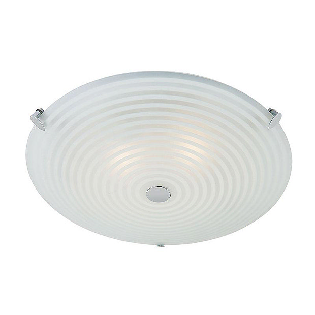 Endon - Roundel Ceiling Acid Glass with Swirl Light Fitting - 633-32 at ...