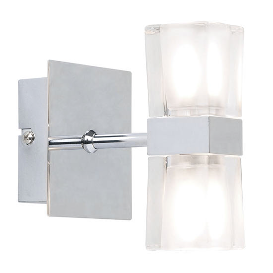 Endon - Enluce Double Cubed Switched Wall Light - Chrome - 298-2CH at ...