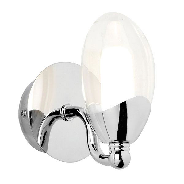 Endon Ludwig Single Wall Light Bracket - Chrome - EL-20071 at Victorian ...
