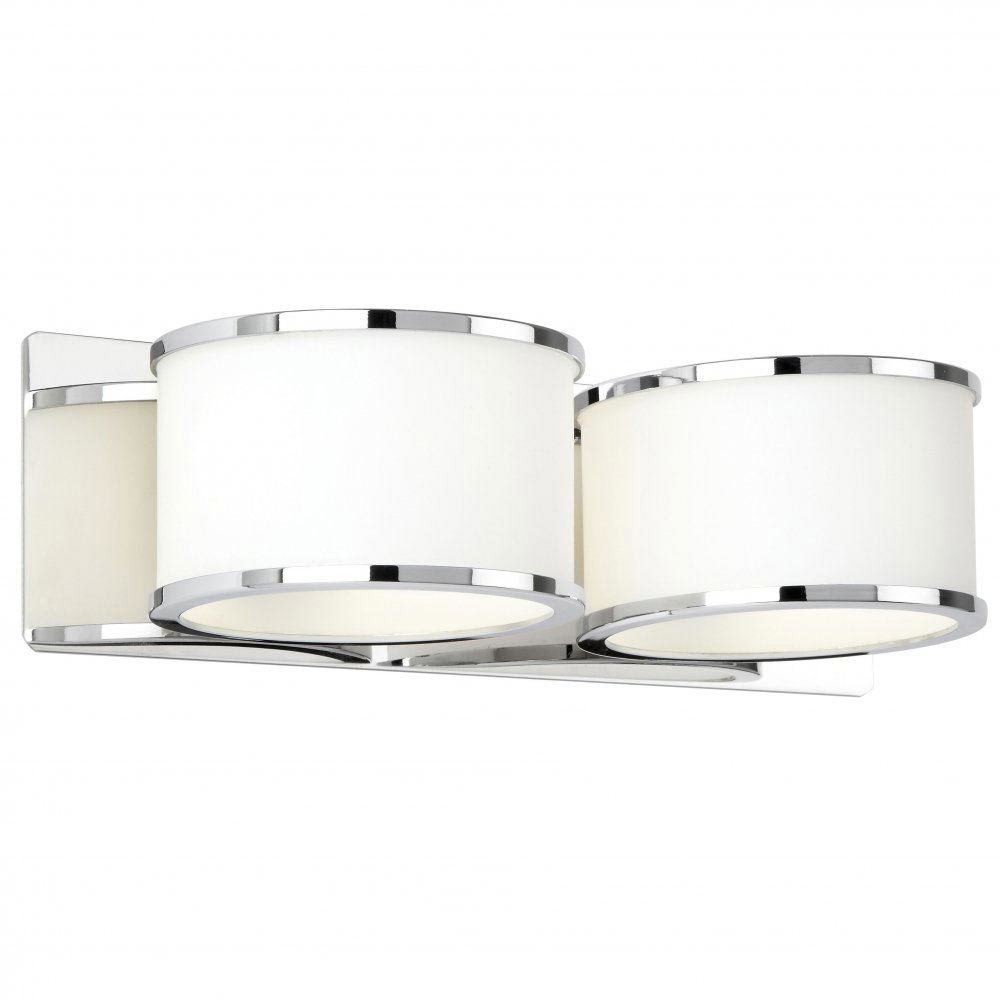 Endon Enluce Two Wall Light Bracket - Chrome/White - EL-20069 at ...