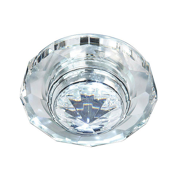 Endon Enluce Unique Recessed Downlight w/ Illuminated Crystal Detail ...