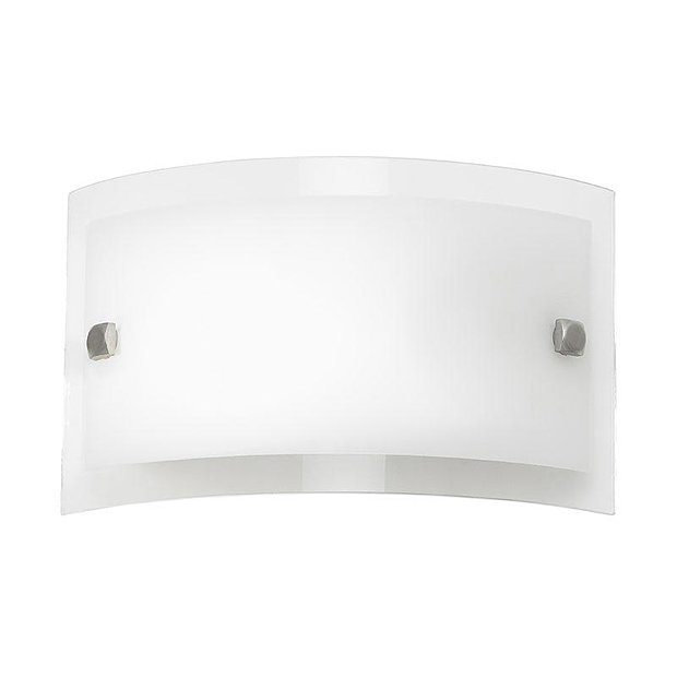 Endon - Phelps Rectangle Glass Wall Light Fitting - 095-20 at Victorian Plumbing UK