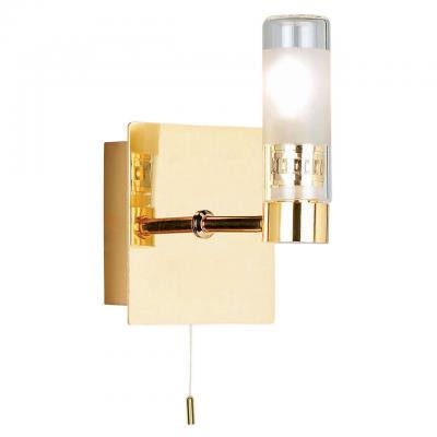 Endon - Square Wall and Mirror Light with Pull String - Gold - 345 at ...