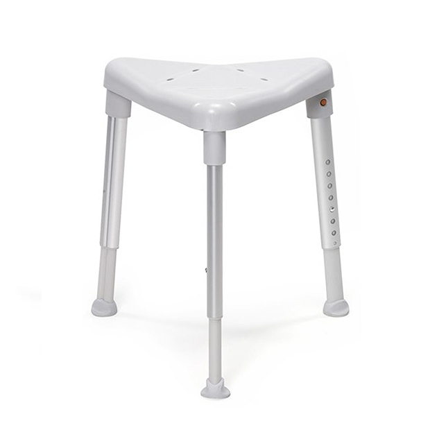 Etac Edge Triangular Freestanding Shower Stool - Grey