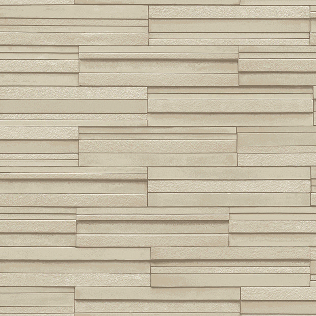 Fine Decor Beige Ceramica Slate Tile Wallpaper | Victorian Plumbing