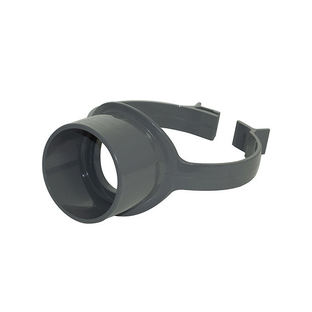FloPlast 110mm Anthracite Grey Strap Boss - SP319AG