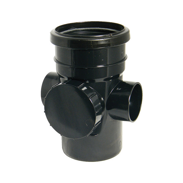 FloPlast 110mm Black Access Pipe - SP274B