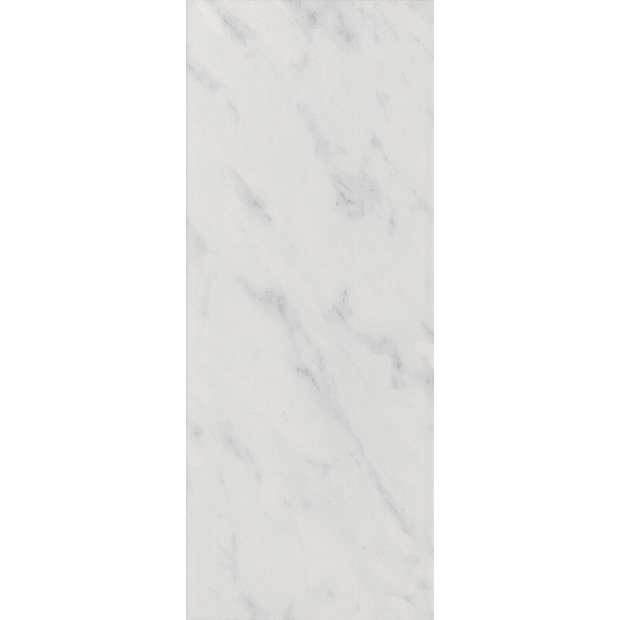 Florence Marbled White Wall Tile | 200x500mm | At Victorian Plumbing