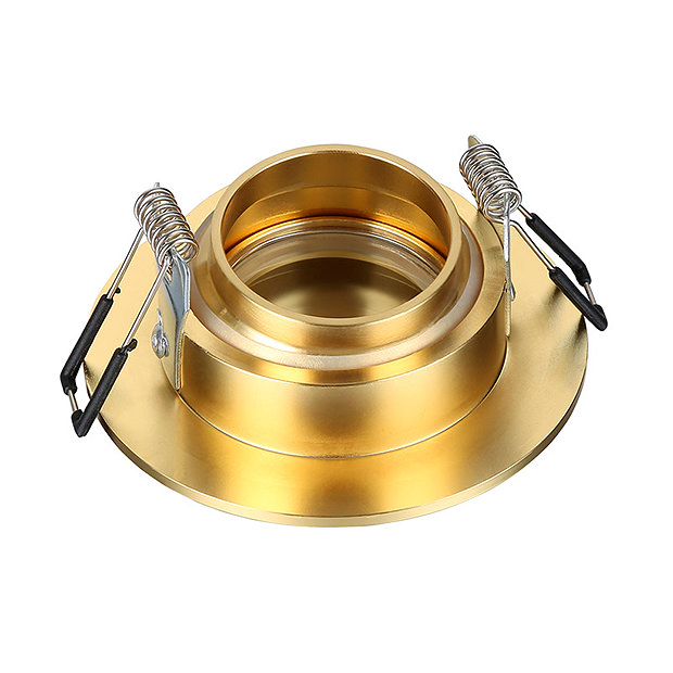 Forum IP65 Chrome Adjustable Downlight - Satin Brass - SPA-30842-SBRS ...