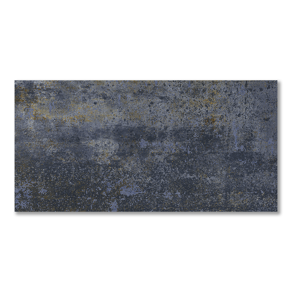 Foundry Blue Oxide Metal Effect Wall & Floor Tiles - 300 x 600mm