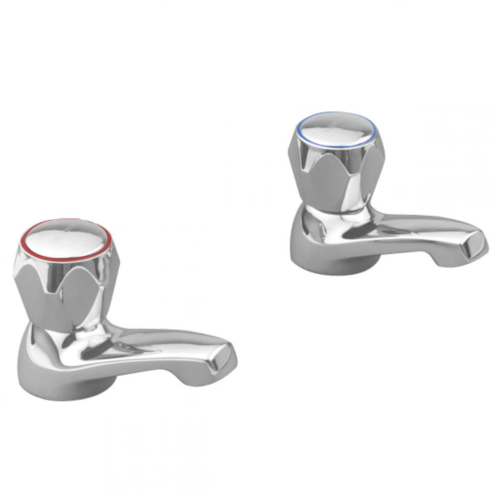 Franke F1082 Basin Taps with Fluted Handles