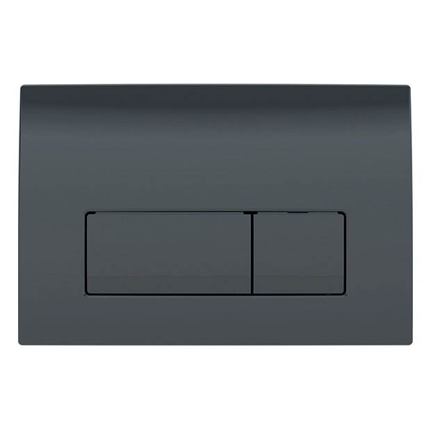 Geberit Delta50 Dual flush Plate - Matt Black