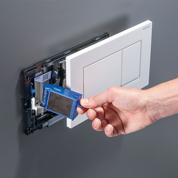 Geberit DuoFresh module with automatic actuation and insert for Geberit ...
