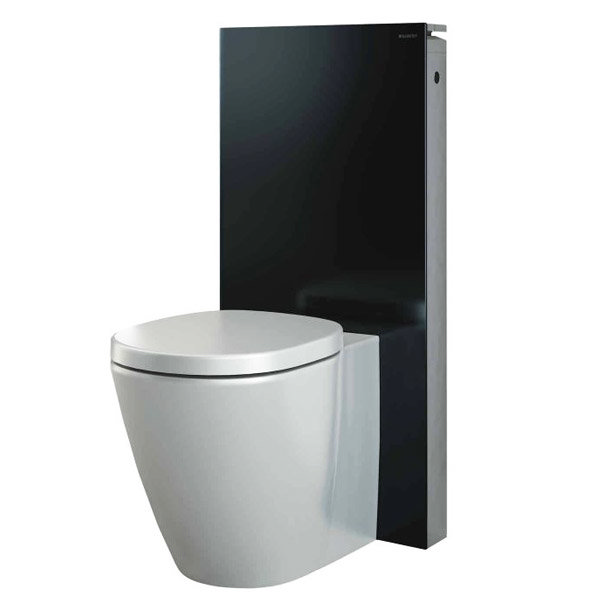 Geberit - Monolith WC Unit & Cistern for Floorstanding WC's - Black ...