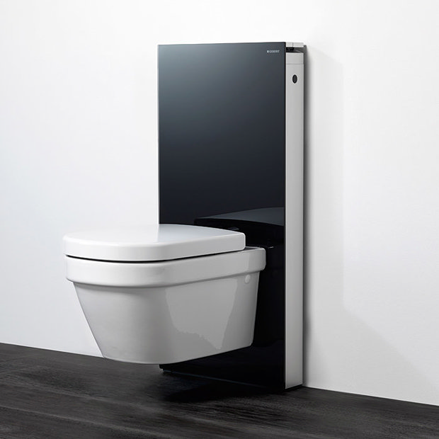 Geberit - Monolith WC Frame & Cistern for wall hung WC's - Black ...