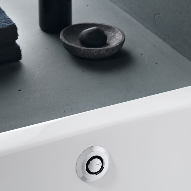Geberit - Push Control Bath Trap, Overflow and Pop Up Waste - Chrome ...
