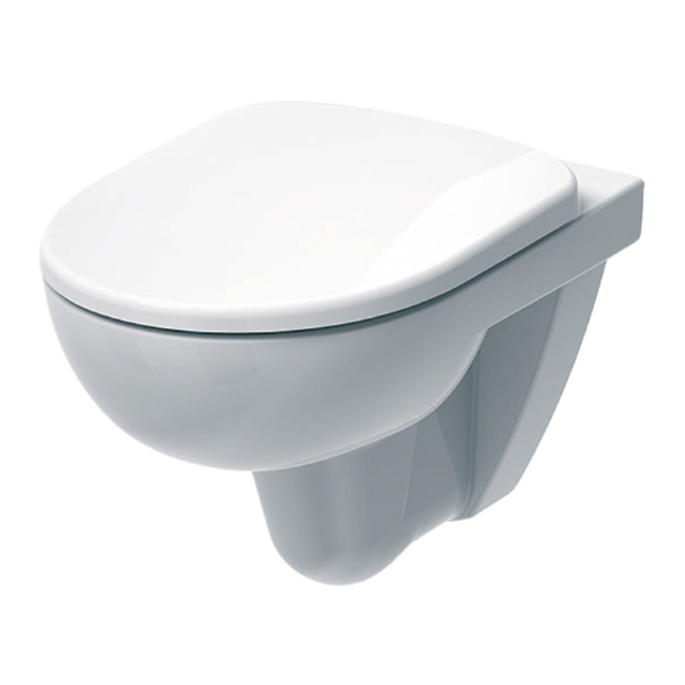 Geberit Rimfree Selnova Grab & Go Wall Hung WC with Soft Close Quick ...