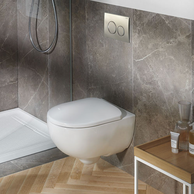 Geberit Selnova Concealed WC Cistern with Wall Hung Frame + Toilet