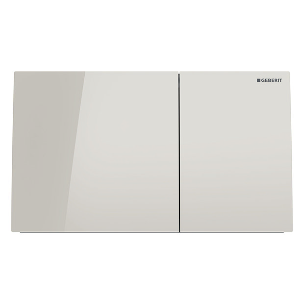 Geberit Sigma70 dual flush plate - Sand Grey Glass
