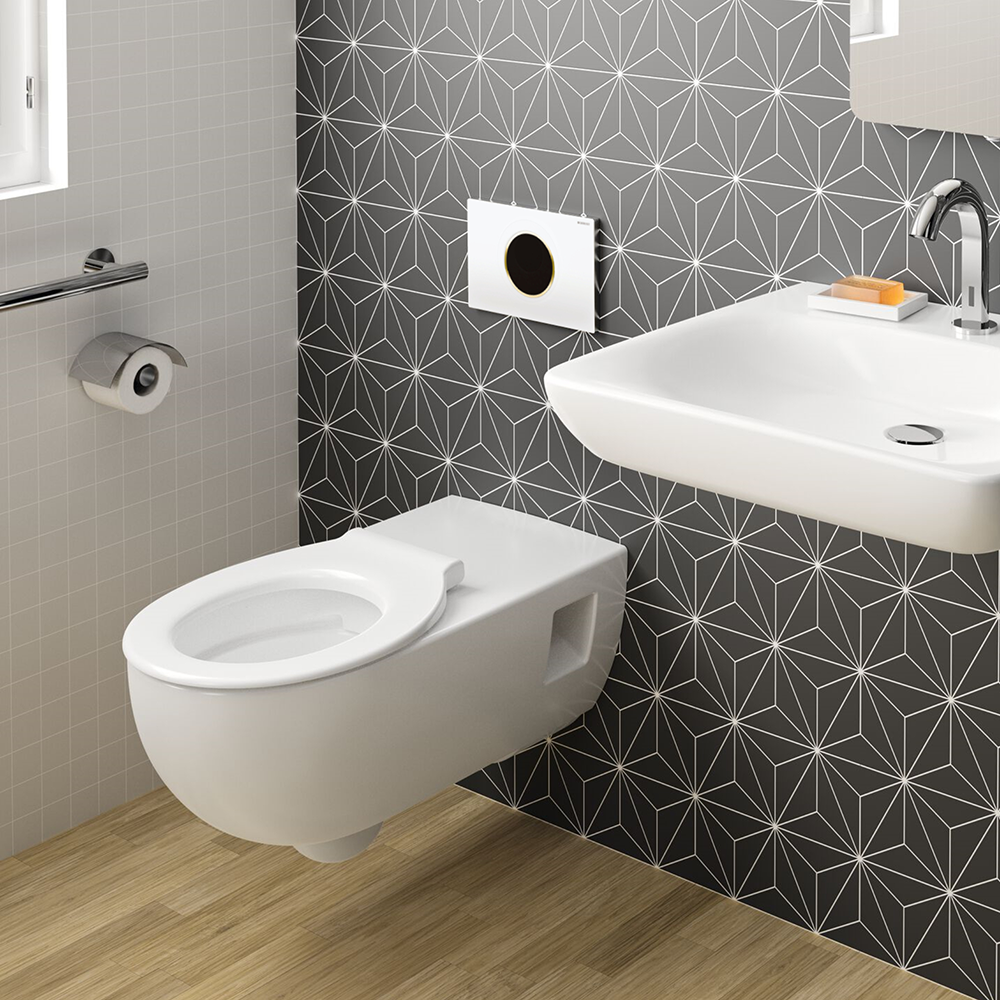 Geberit - Touchless Automatic Flush for UP320 Cistern - Sigma10 - White ...