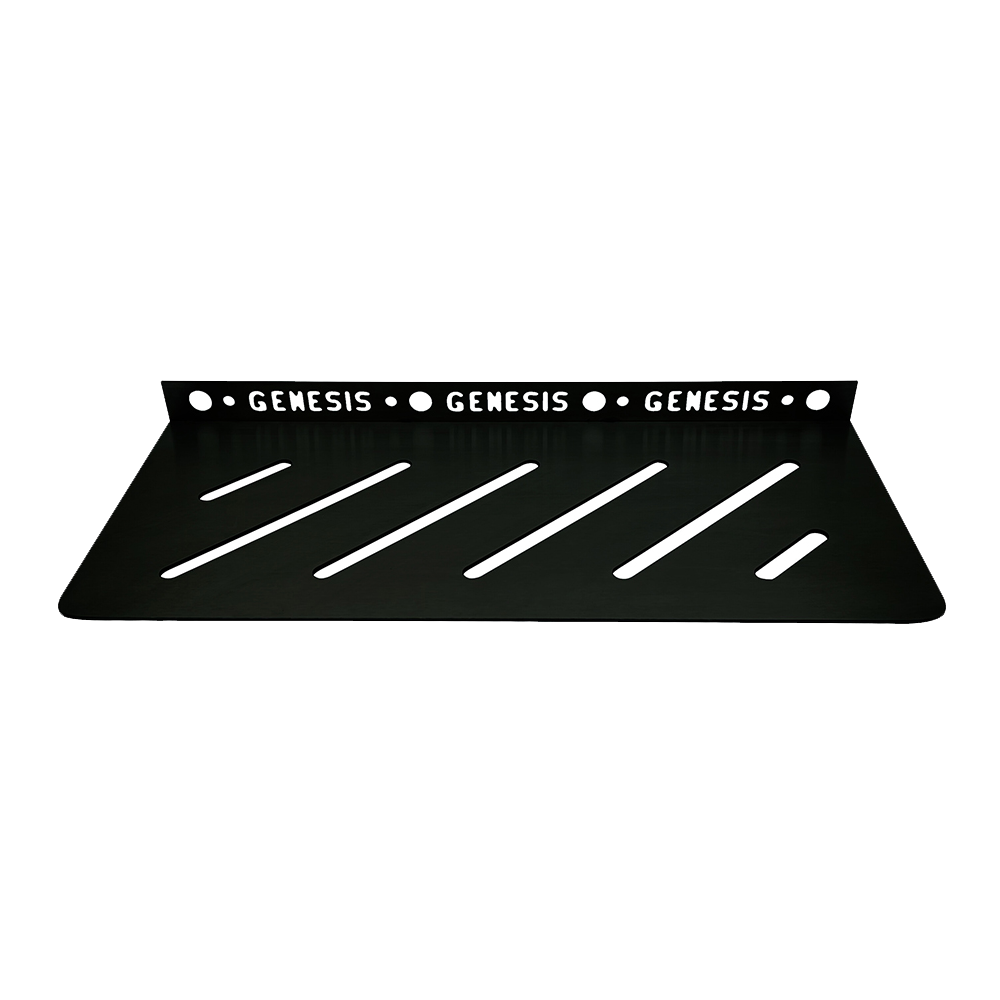 Genesis Matt Black Stainless Steel Tile-In Shower Shelf