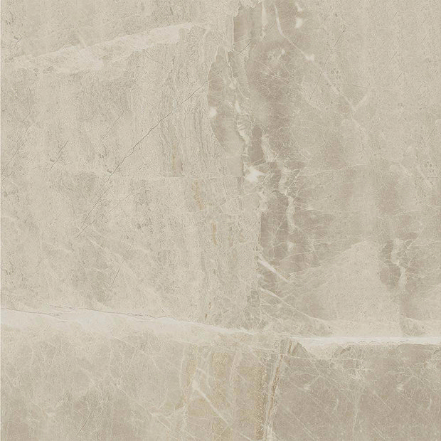 Gio Beige Marble Effect Porcelain Floor Tiles - 45 x 45cm