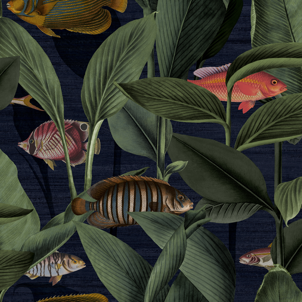 Graham & Brown Aquarium Deep Sea Wallpaper