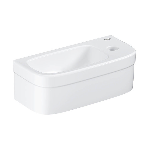 Grohe Euro 370mm 1TH Compact Right Hand Wall Hung Basin - 39327000