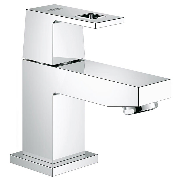 Grohe Eurocube Basin Pillar Tap | Available At Victorian Plumbing