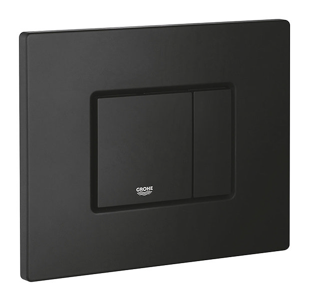 Grohe Even Dual Flush Plate - Phantom Black - 38966KF0