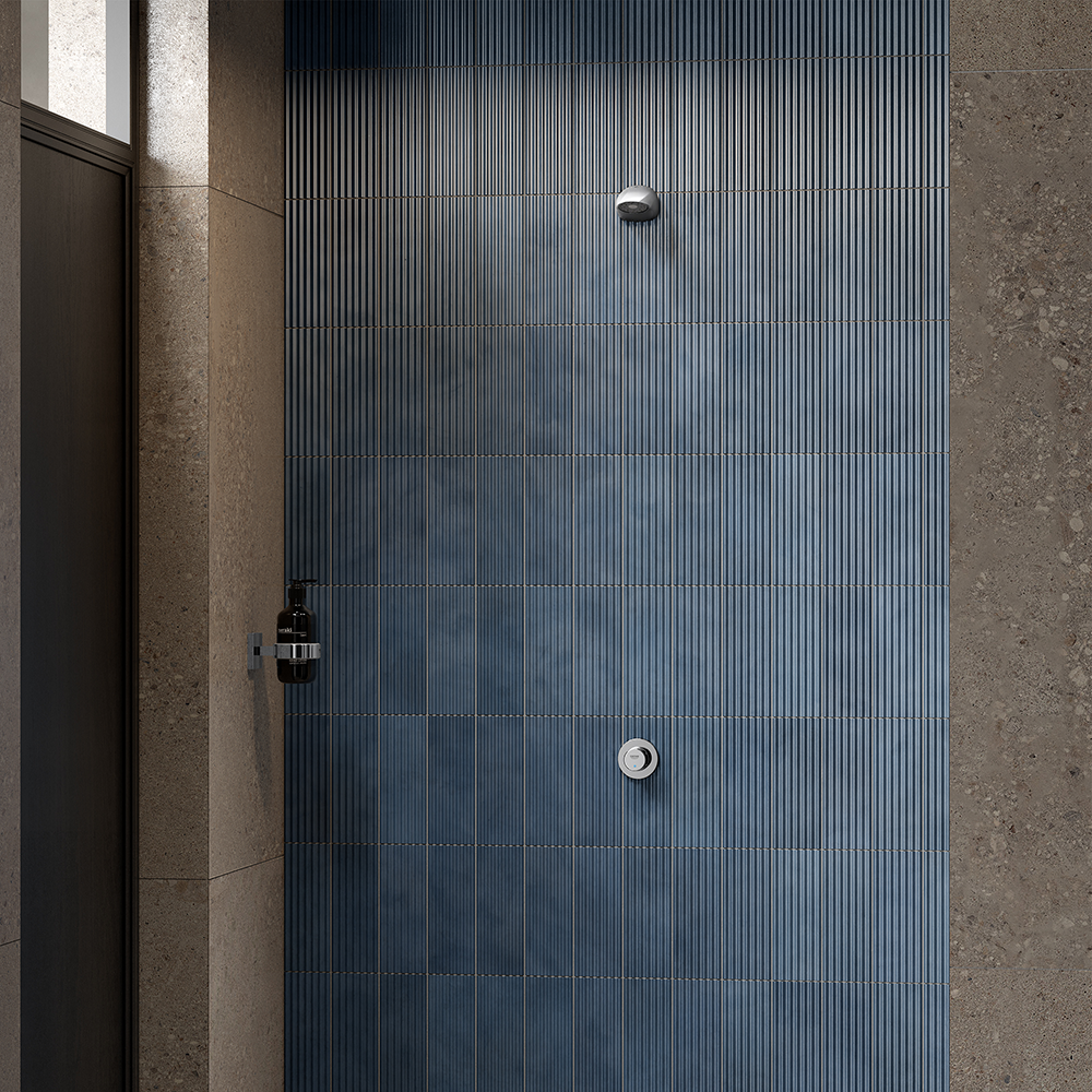 Grohe Push-Button Self-Closing Concealed Shower Set with Fixed Head