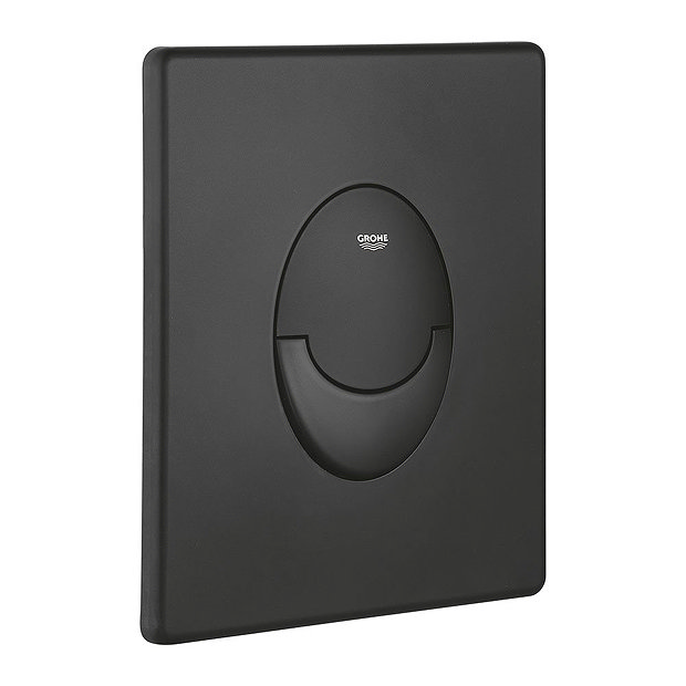 Grohe Rapid Start Black Flush Plate / Euro Compact Rimless Ceramic ...