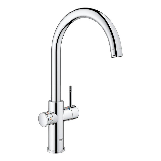 Grohe RED Duo Instant Boiling Water Kitchen Tap and M Size Boiler ...