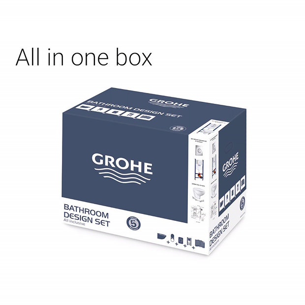 Grohe Solido Bau / Nova Cosmo Complete WC 5 in 1 Pack | Victorian Plumbing UK