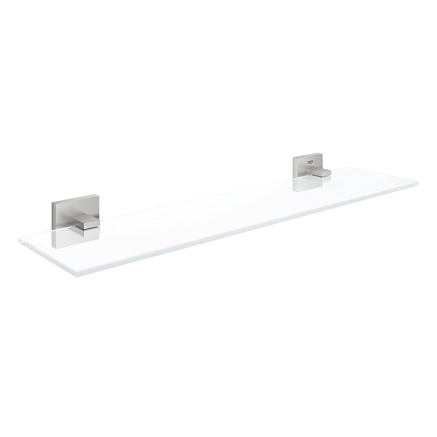 Grohe Start Cube QuickFix Glass Shelf - Supersteel