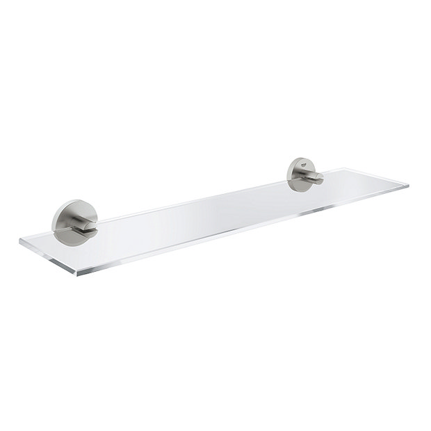 Grohe Start QuickFix 530mm Glass Shelf - Supersteel