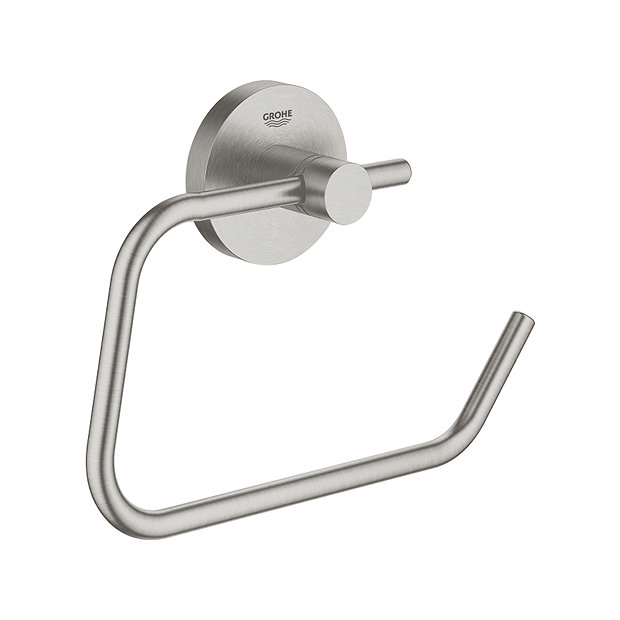 Grohe Start QuickFix Toilet Paper Holder - Supersteel